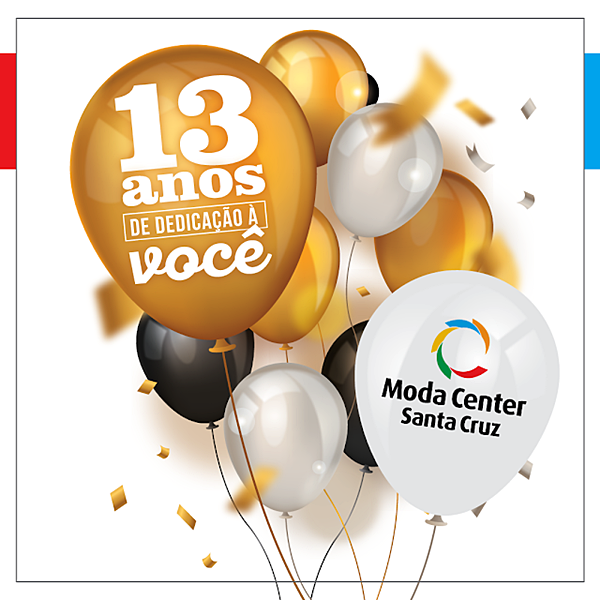 Tradicional corte do bolo marca aniversário de 13 anos do Moda Center ...